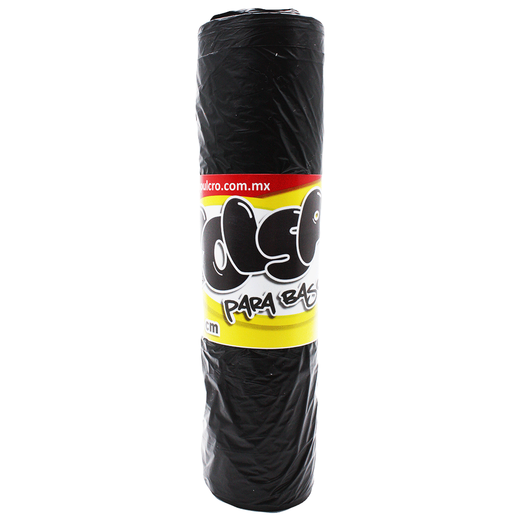 Bolsa negra 25 pzas. 76x94 cm. — Don Pulcro