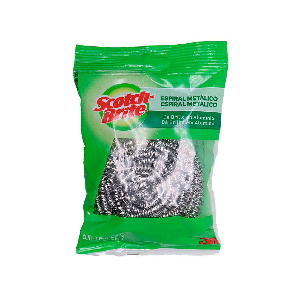 Fibra espiral metálica scotch brite — Don Pulcro