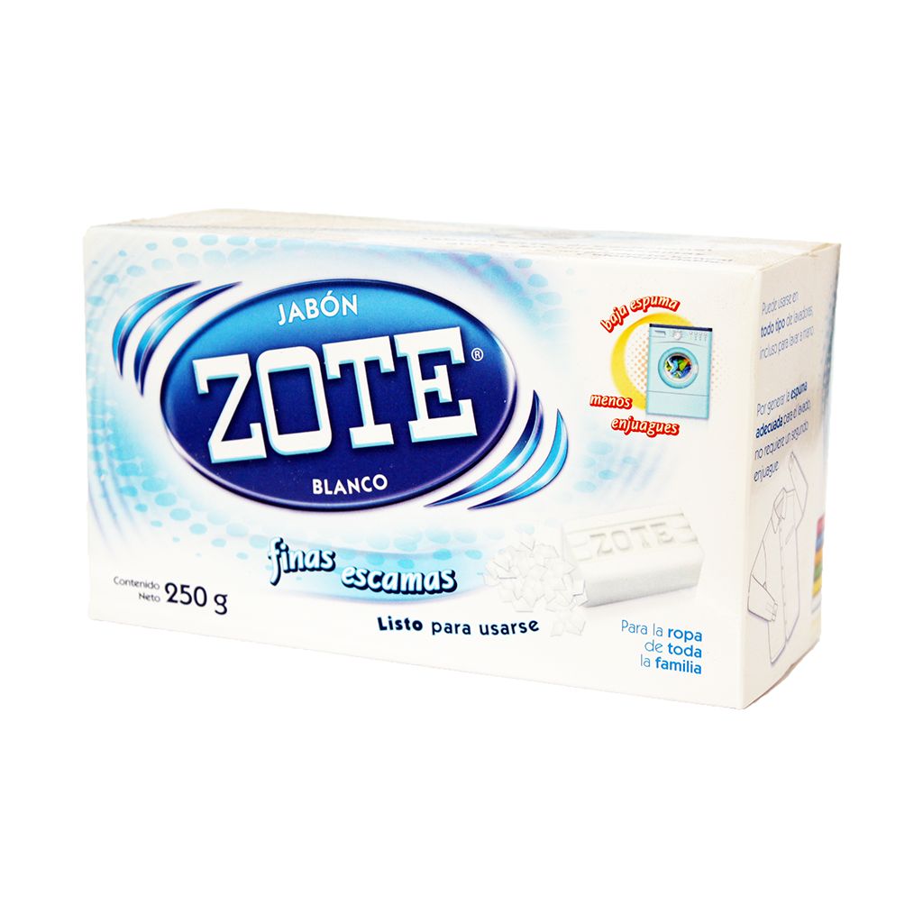 Jabón Zote finas escamas 250gr — Don Pulcro